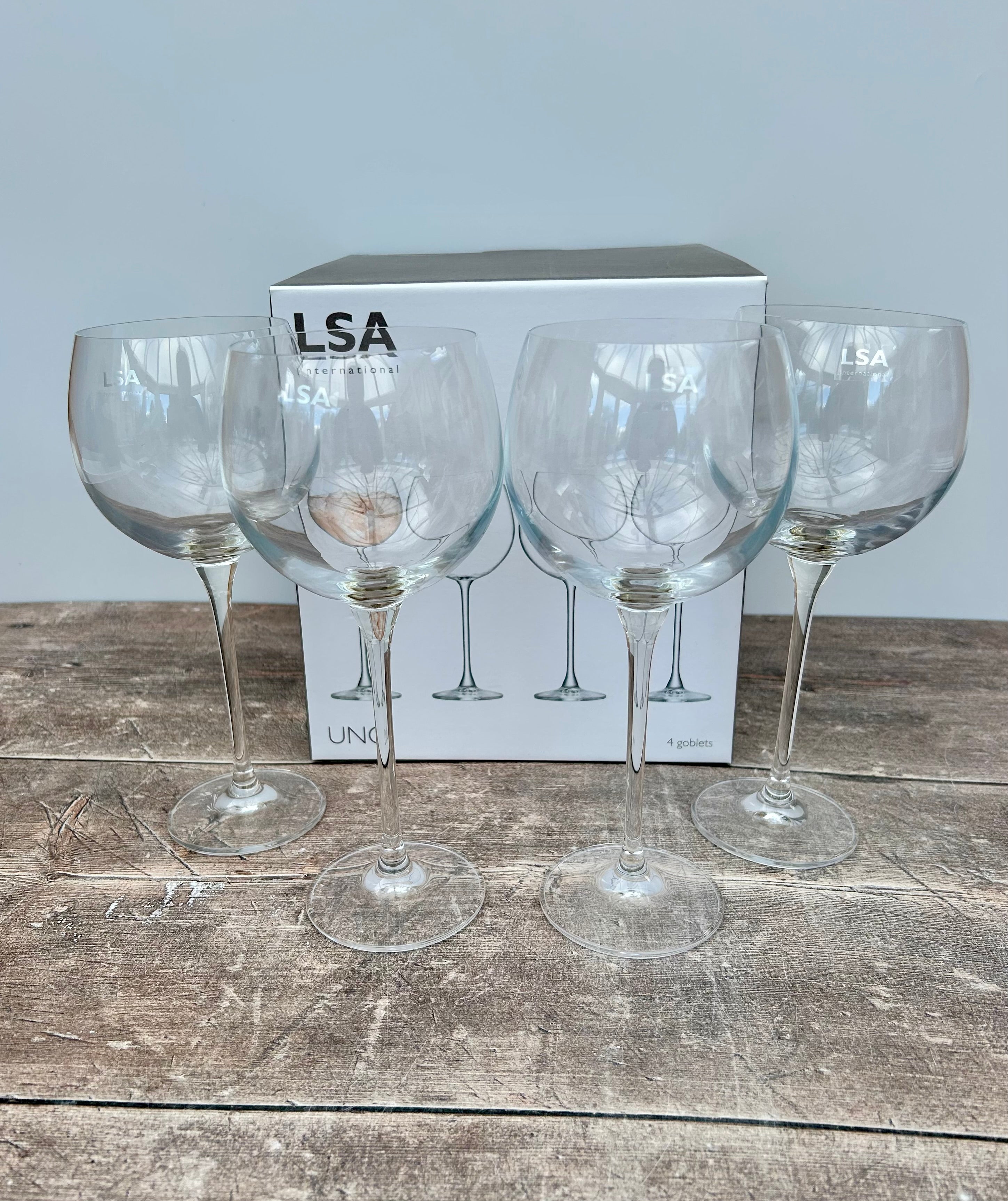 LSA Uno Goblet/Balloon Glasses (4 pack) – Hampton Homeware