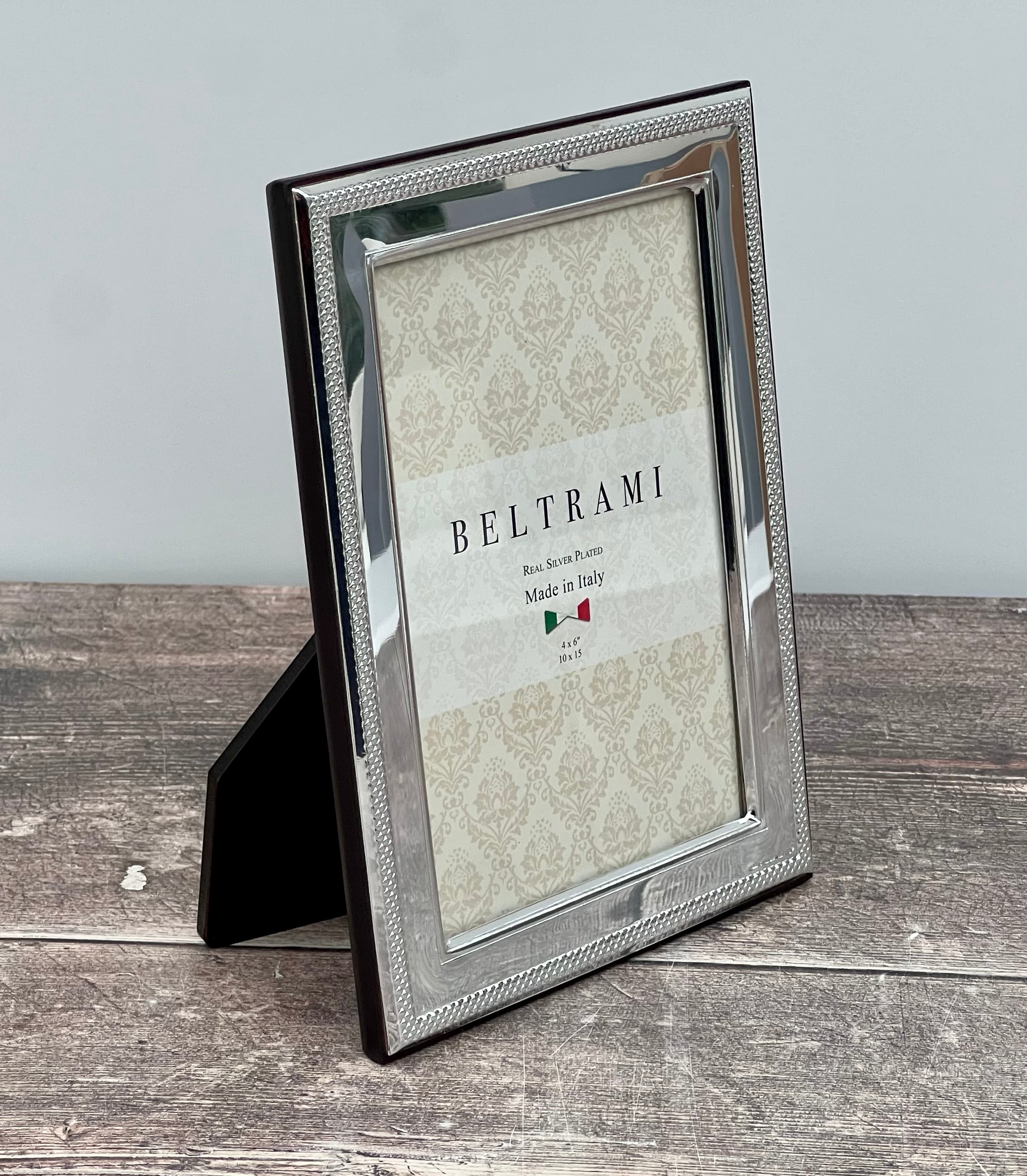 Beltrami Silver Plated Patterned Border Photo Frame 4 x 6 – Hampton ...