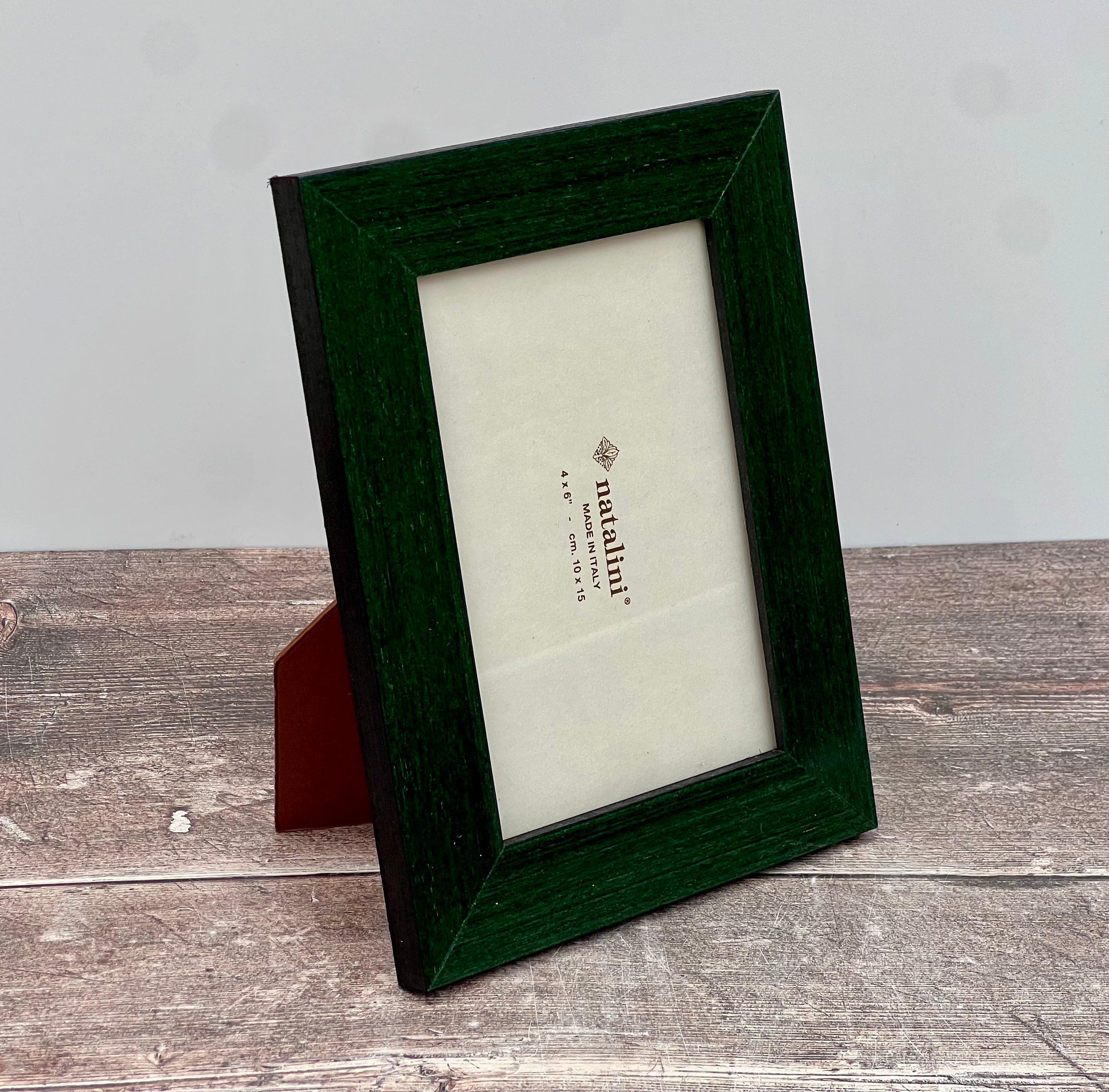 Natalini Dark Green Photo Frame 4 x 6 – Hampton Homeware