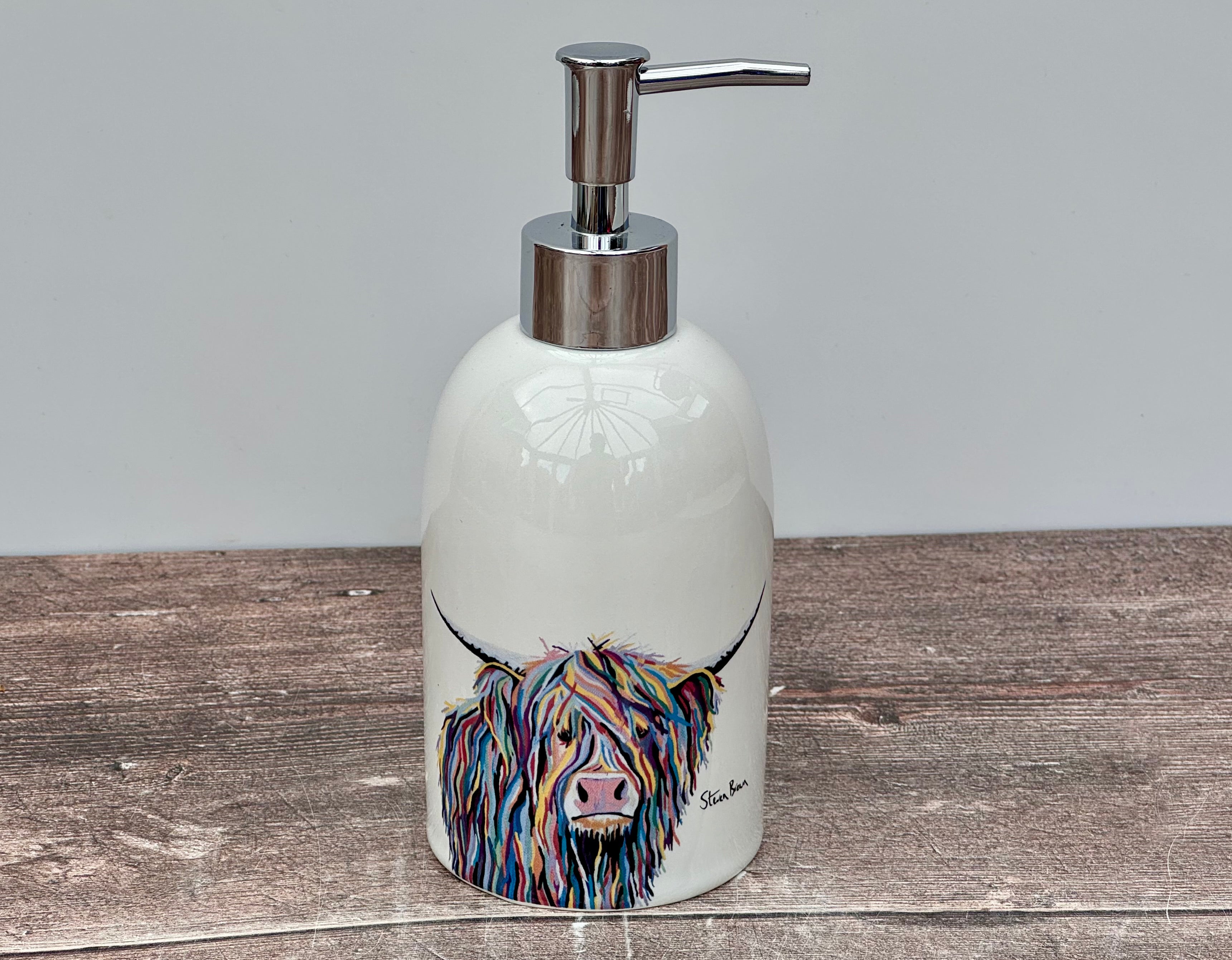 Highland Cow Soap Dispenser – Hampton Homeware