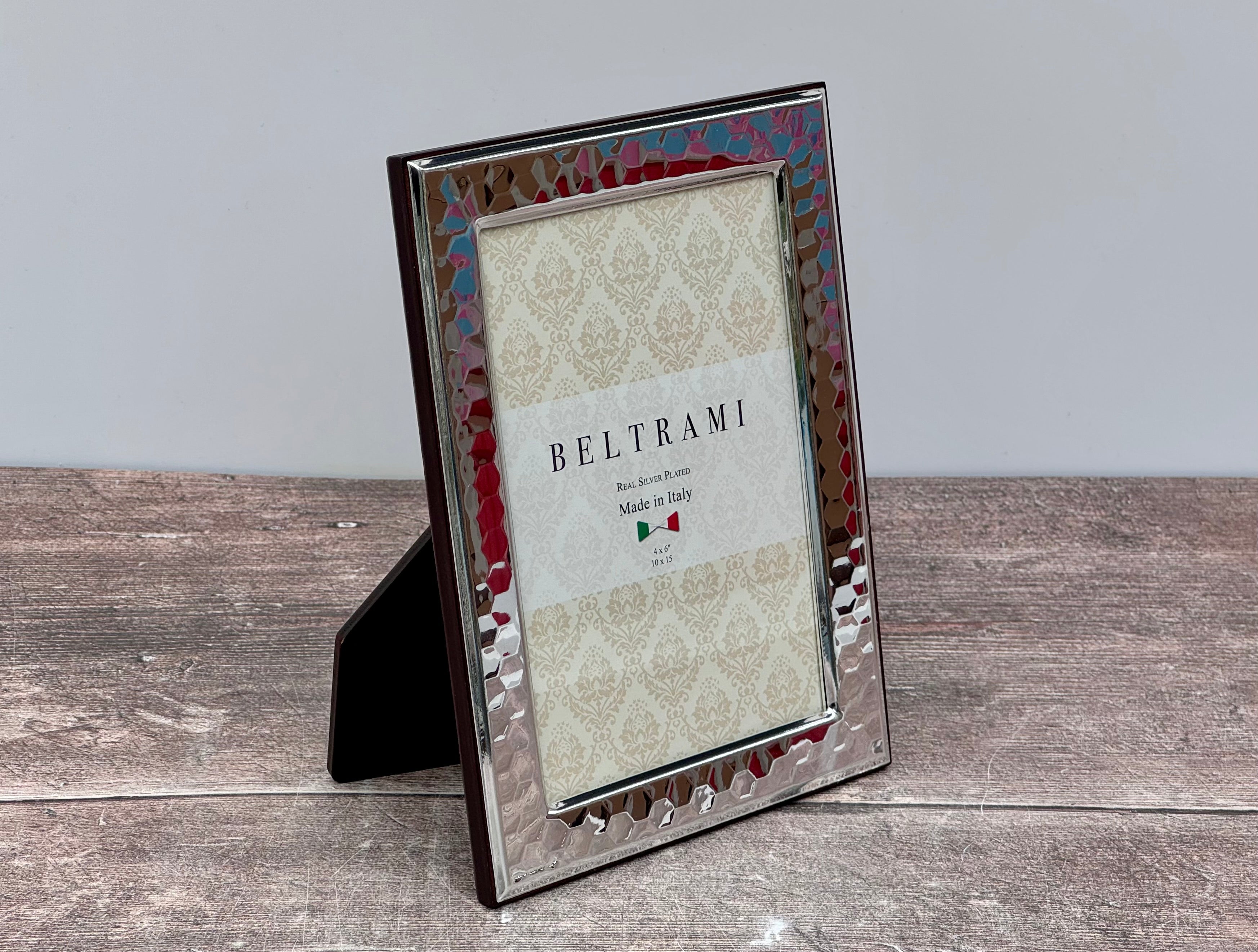 Beltrami Silver Plated Hexagonal Patterned Photo Frame 4 x 6 – Hampton ...