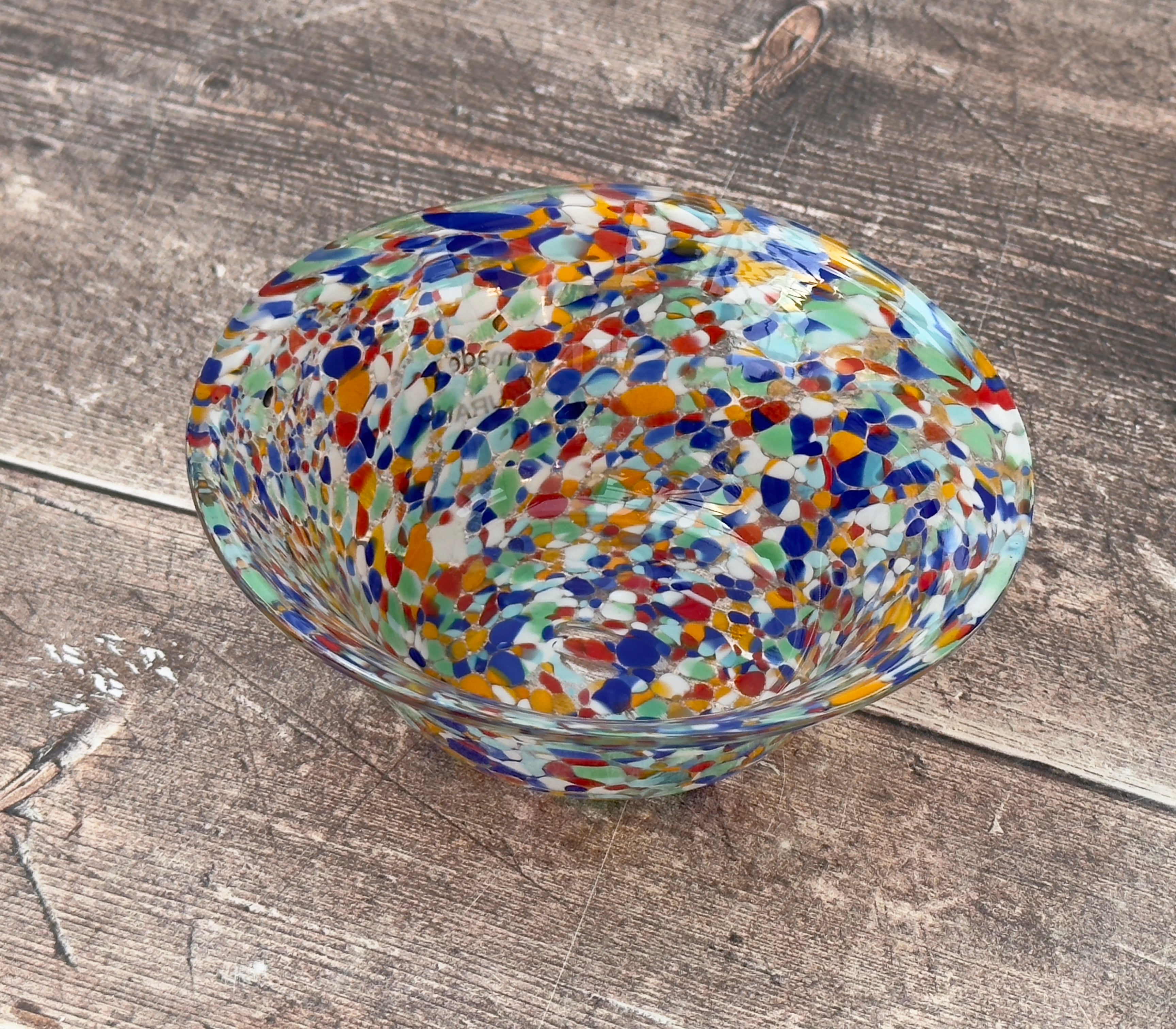 Small Handmade Murano Glass Bowl, Design 4 – Hampton Homeware