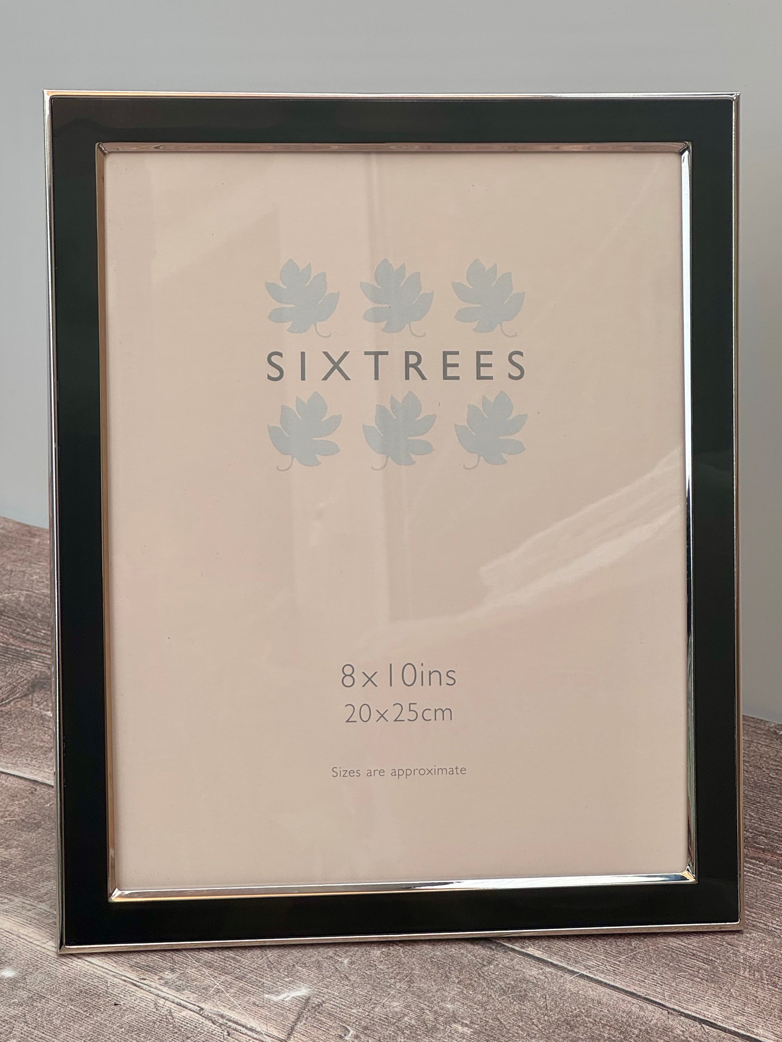 Sixtrees Black Border Photo Frame, 8’ x 10’ – Hampton Homeware